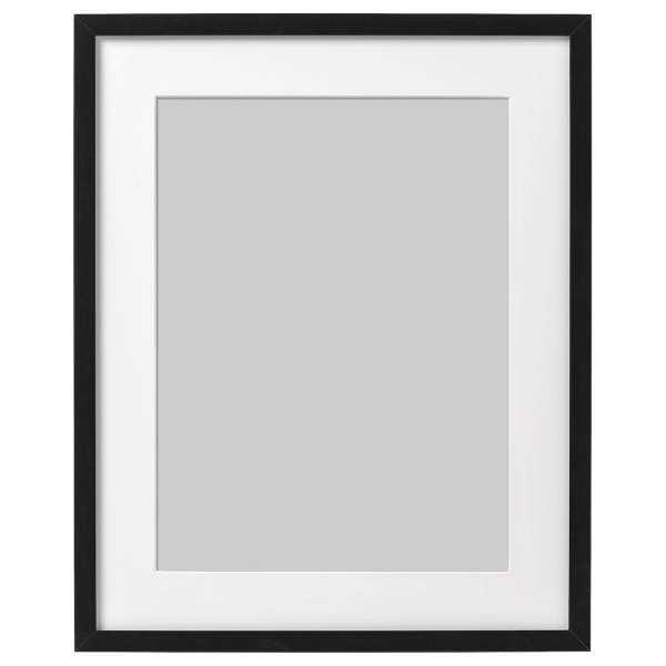 RIBBA РИББА Рама, черный, 40x50 см - Рамки и постеры IKEA